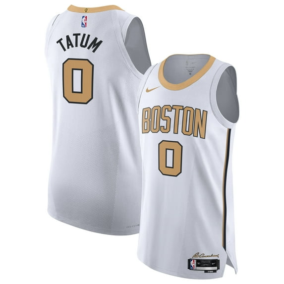 Unisex Nike Jayson Tatum White Boston Celtics 2025/26 Authentic Jersey ...