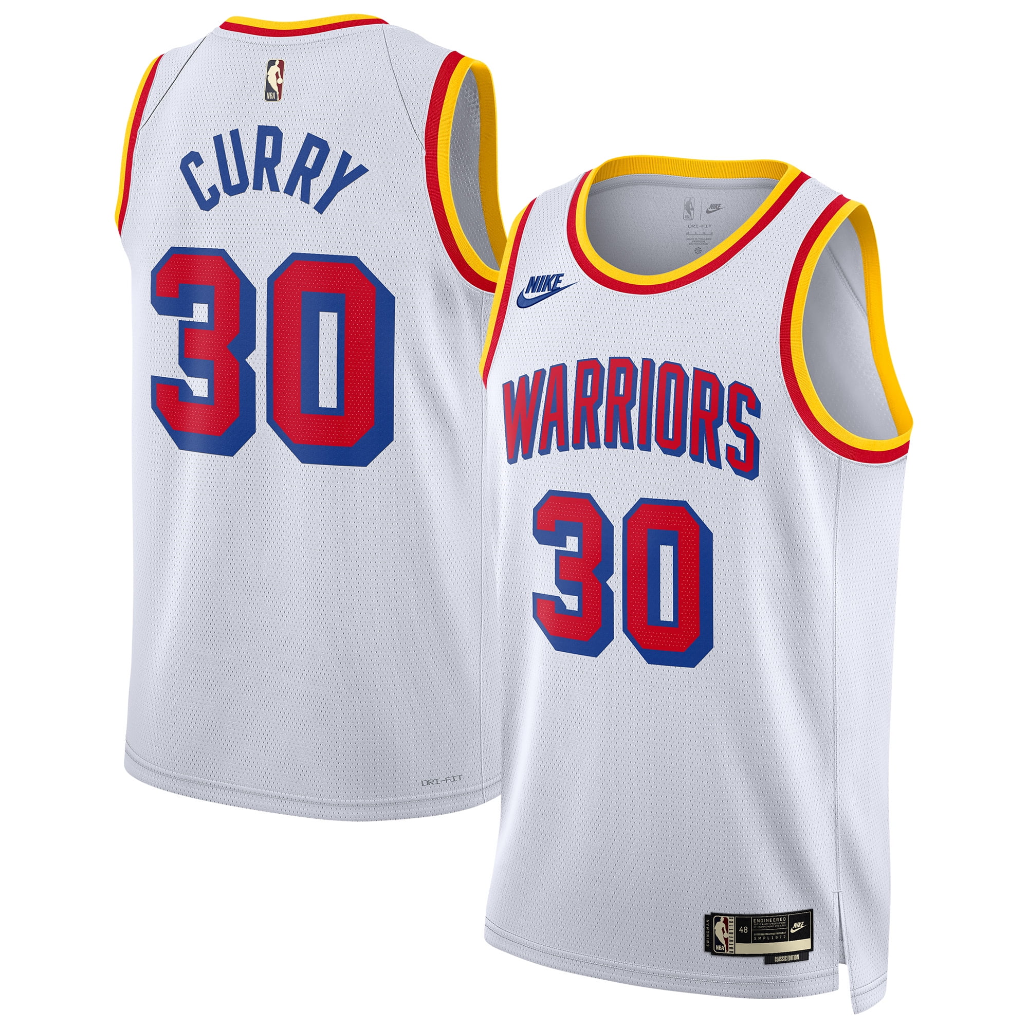 Unisex Nike Stephen Curry White Golden State Warriors 2024/25 Swingman ...