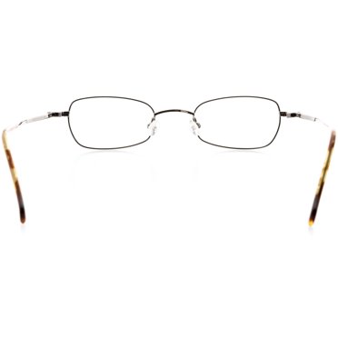 Optical Eyewear - Rectangle Shape, Metal Full Rim Frame - Prescription ...