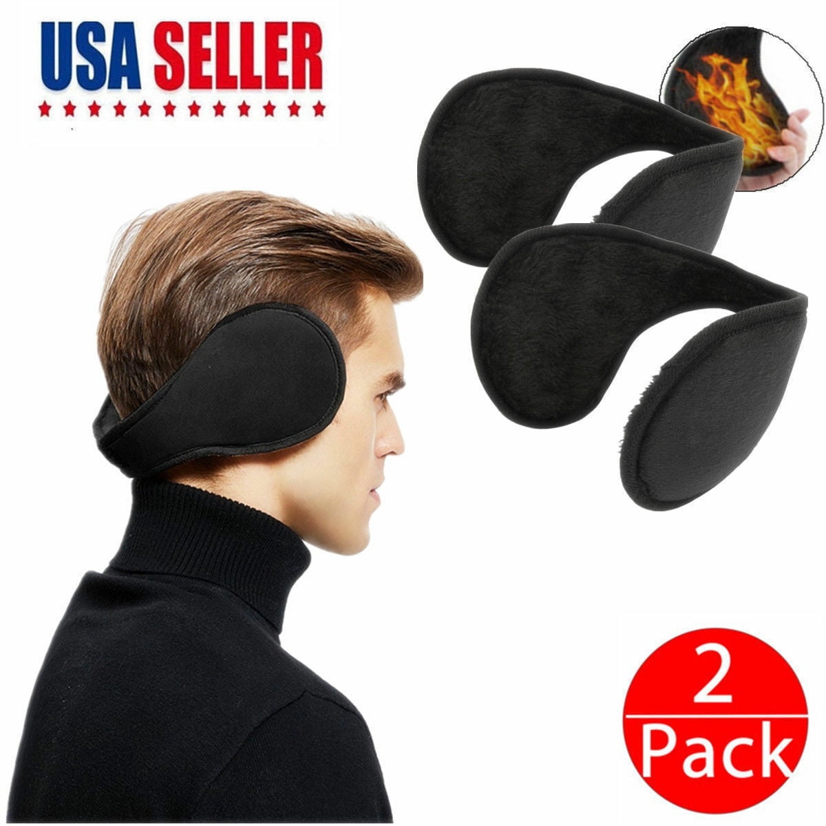Unisex Outdoor Ear Warmer Fashion Thicken Plush Cold Weather Warm ...
