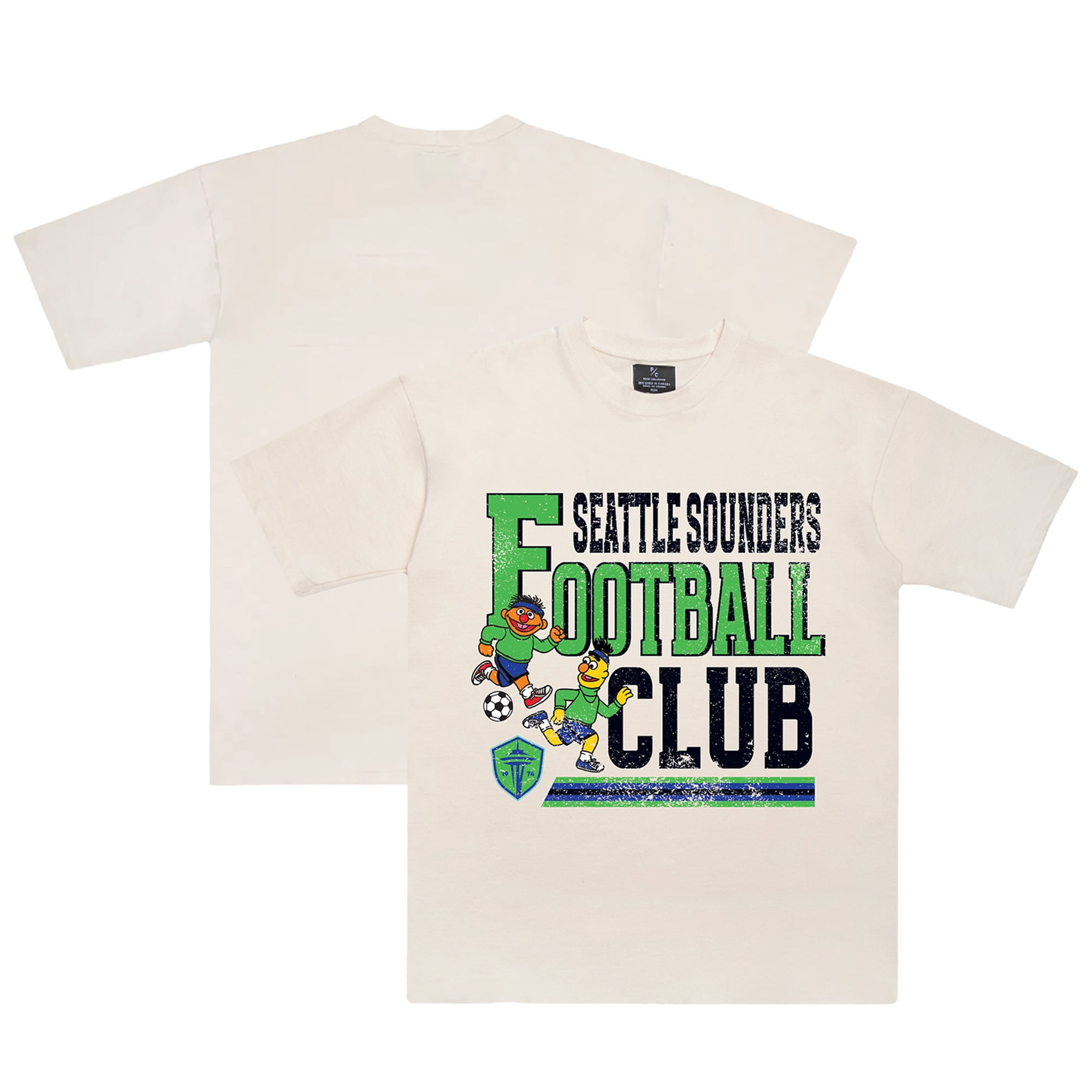 Unisex Peace Collective x Sesame Street Cream Seattle Sounders FC ...