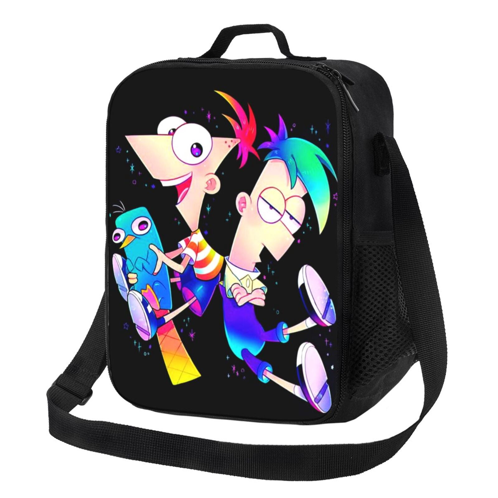 Unisex Phi-Neas Friend Ferb0 Insulated Lunch Bag Office Work Picnic ...