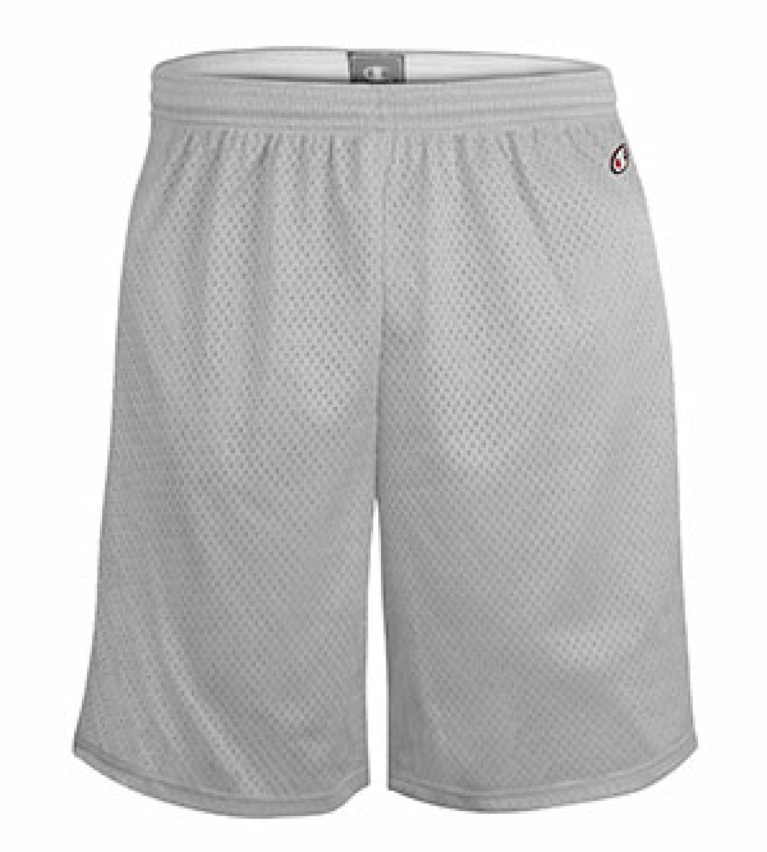 Unisex Polyester Mesh Short 9', Athletic Grey - 2XL - Walmart.com