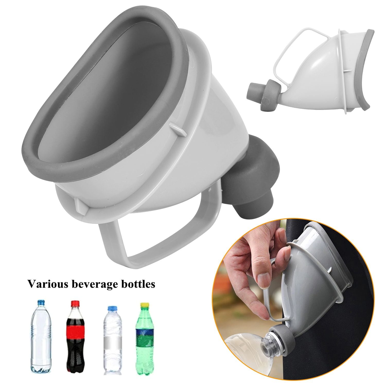 Unisex Potty Pee Funnel Adult Emergency Urinal Device Portable Male ...