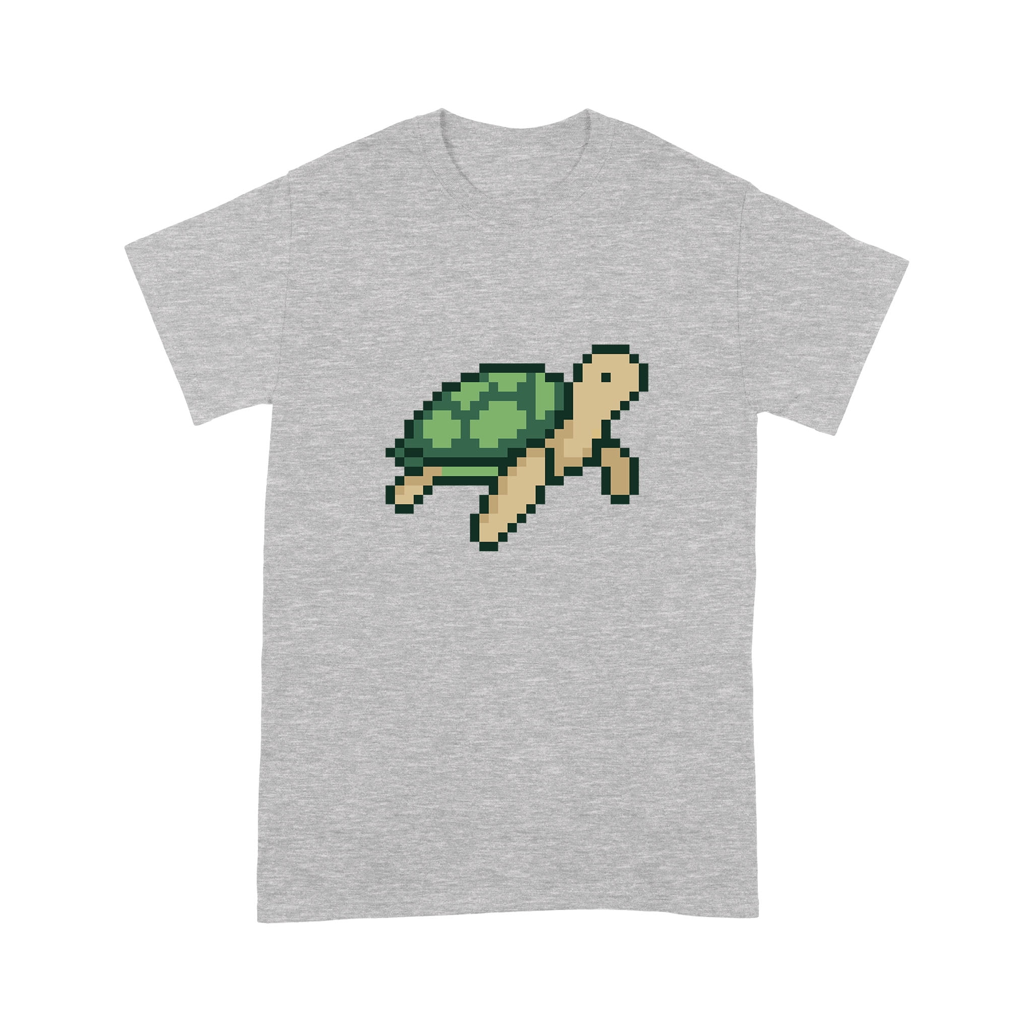 Unisex Retro Sea Turtle T-Shirt - Cute Ocean Marine Life Pixel Art ...