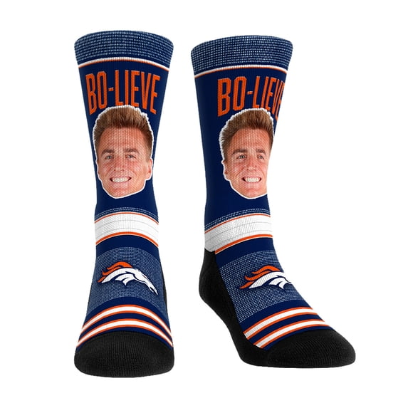 Unisex Rock Em Socks Bo Nix Denver Broncos Playmaker Crew Socks ...