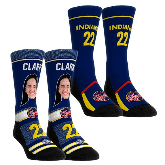 Unisex Rock Em Socks Caitlin Clark Indiana Fever Pro-Player Two-Pack ...