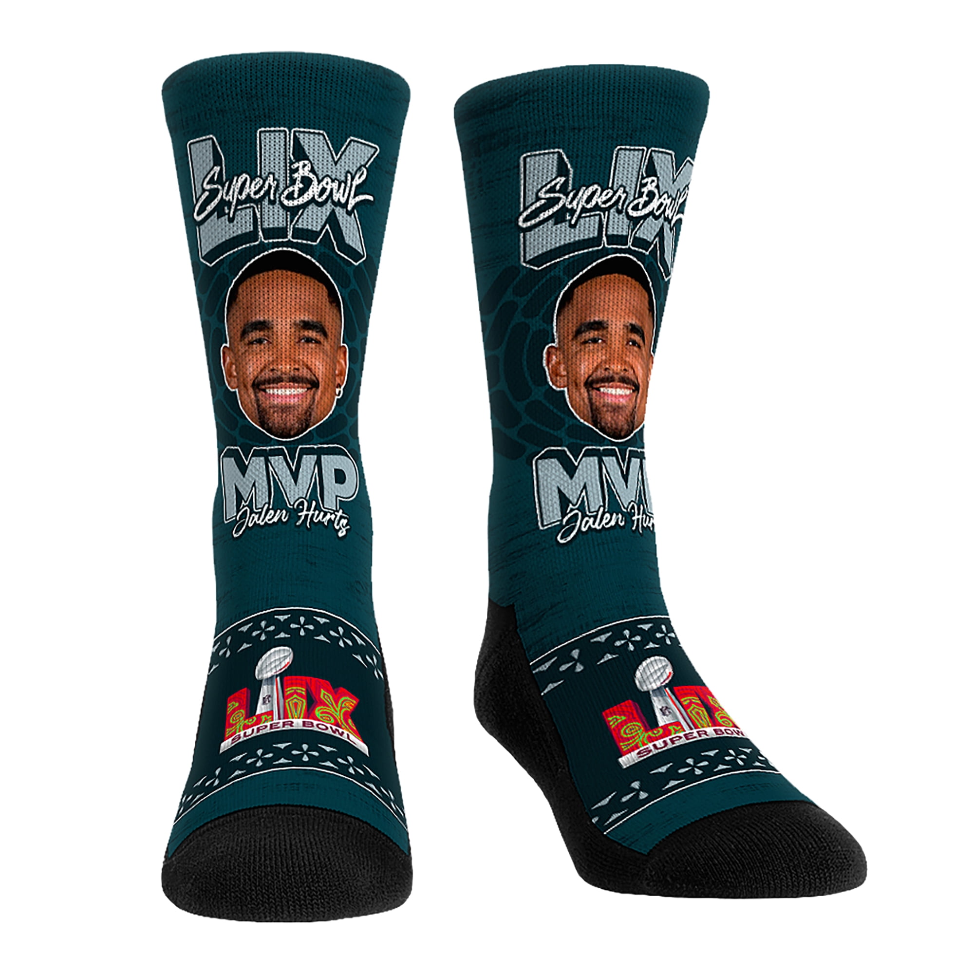 Unisex Rock Em Socks Jalen Hurts Philadelphia Eagles Super Bowl LIX MVP ...