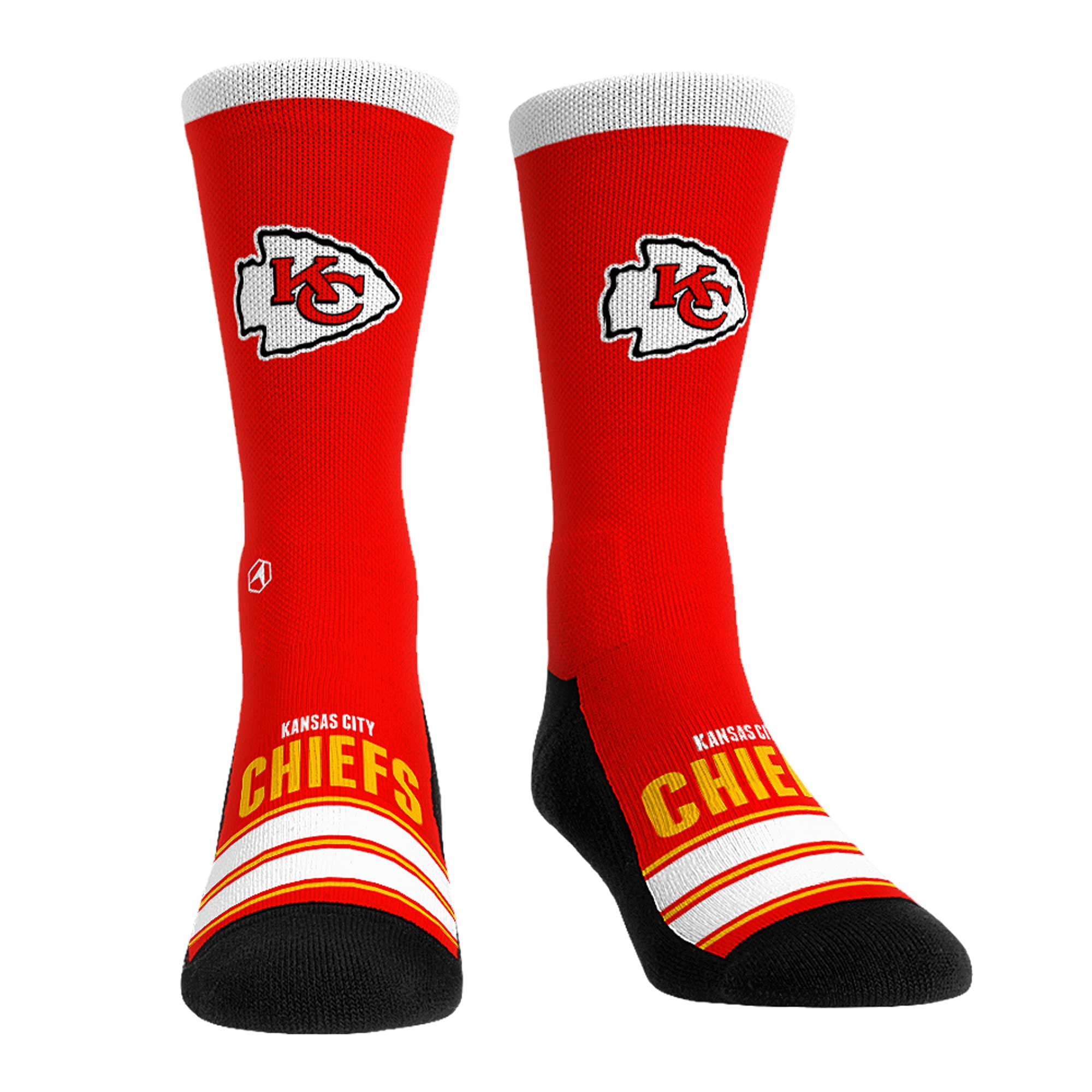Unisex Rock Em Socks Kansas City Chiefs Gametime Stripe-Crew Socks ...