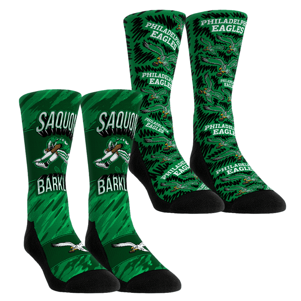 Unisex Rock Em Socks Saquon Barkley Philadelphia Eagles 2-Pack Reverse ...