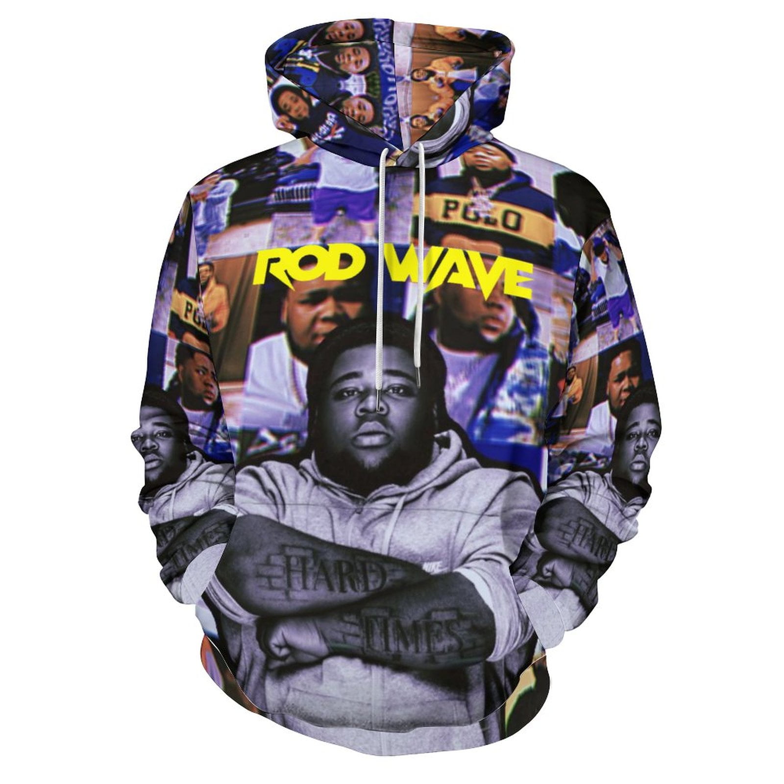 Unisex Rod Wave Hoodies 3D Printed Pullover Hooded Sweatshirt with ...