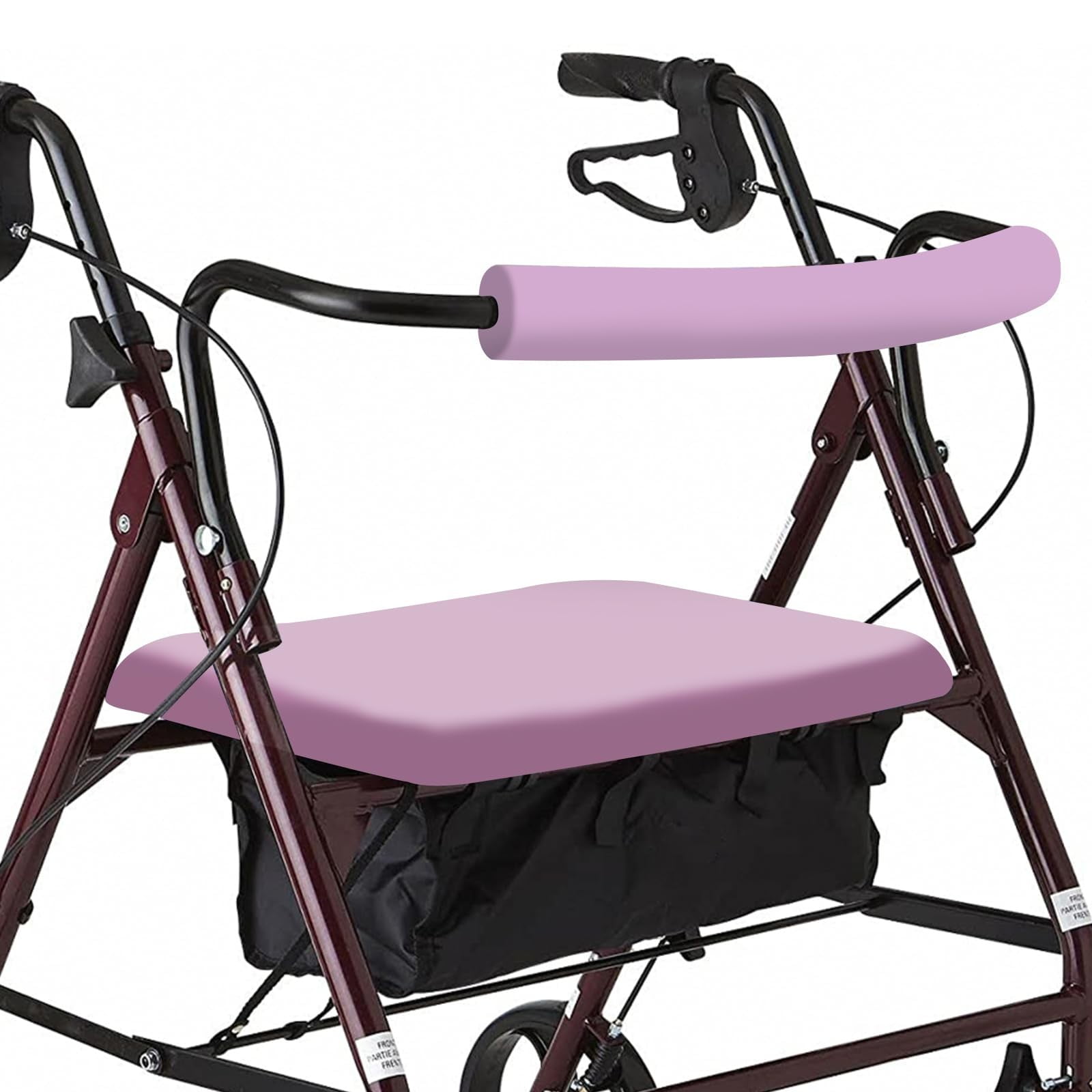 Unisex Rollator Walker Seat and Backrest Rollbar Covers Universal Soft ...