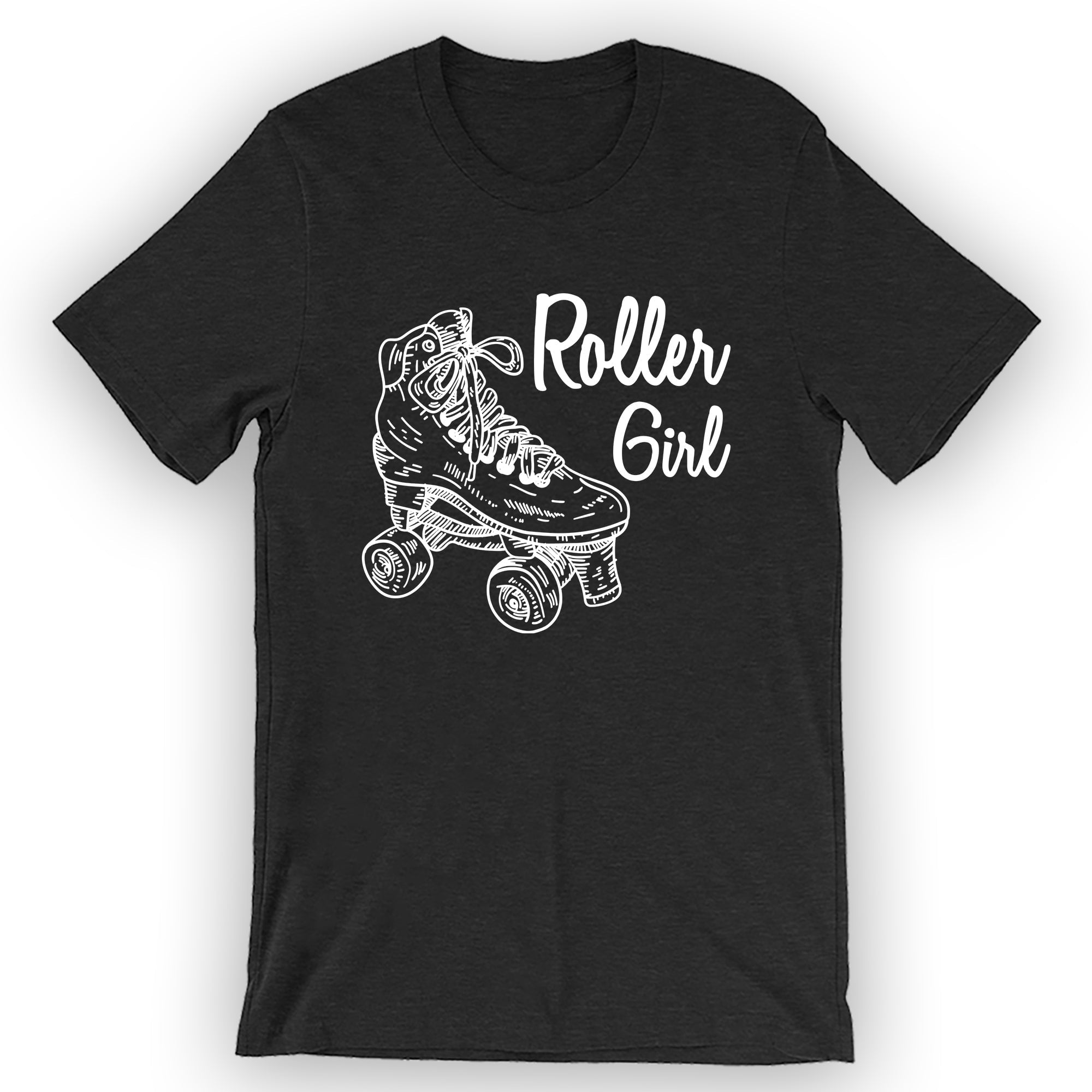 Unisex Roller Girl T-Shirt Roller Skating - Walmart.com