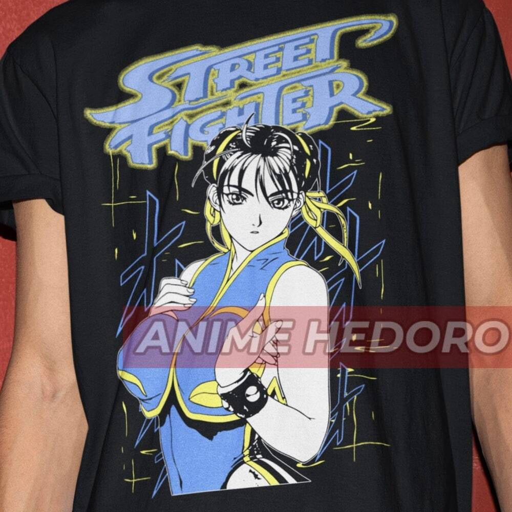 Unisex SF2 Chun Li Fighting Baddie T-Shirt, Waifu Shirt - Walmart.com