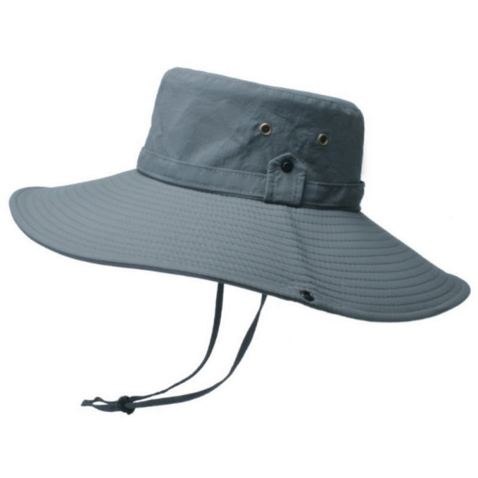 Unisex Safari Cotton Bush Hat Wide Brim Bucket Hats Summer Visor Cap ...