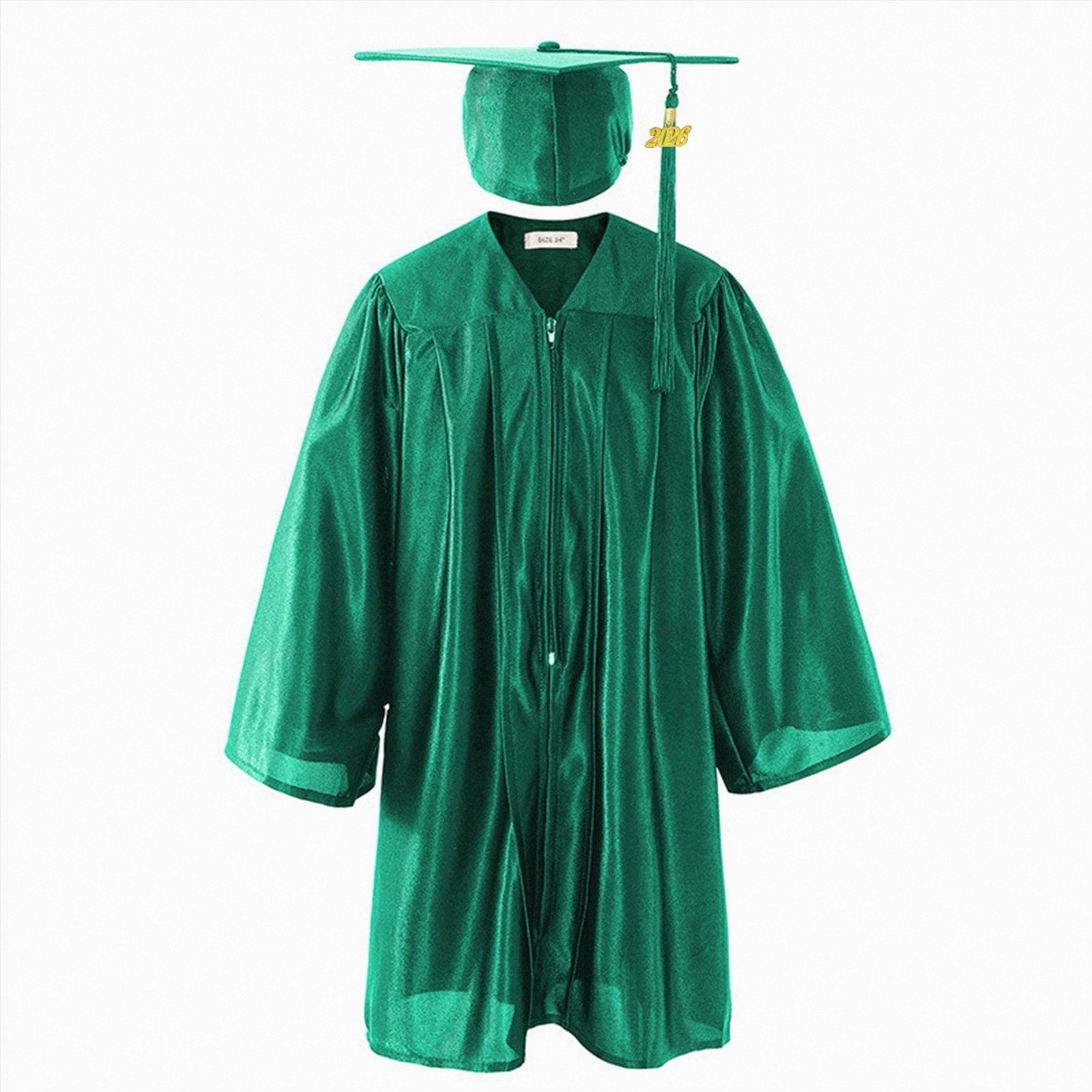 Unisex Shiny Kindergarten 2026 Graduation Gown Set with Tassel ...