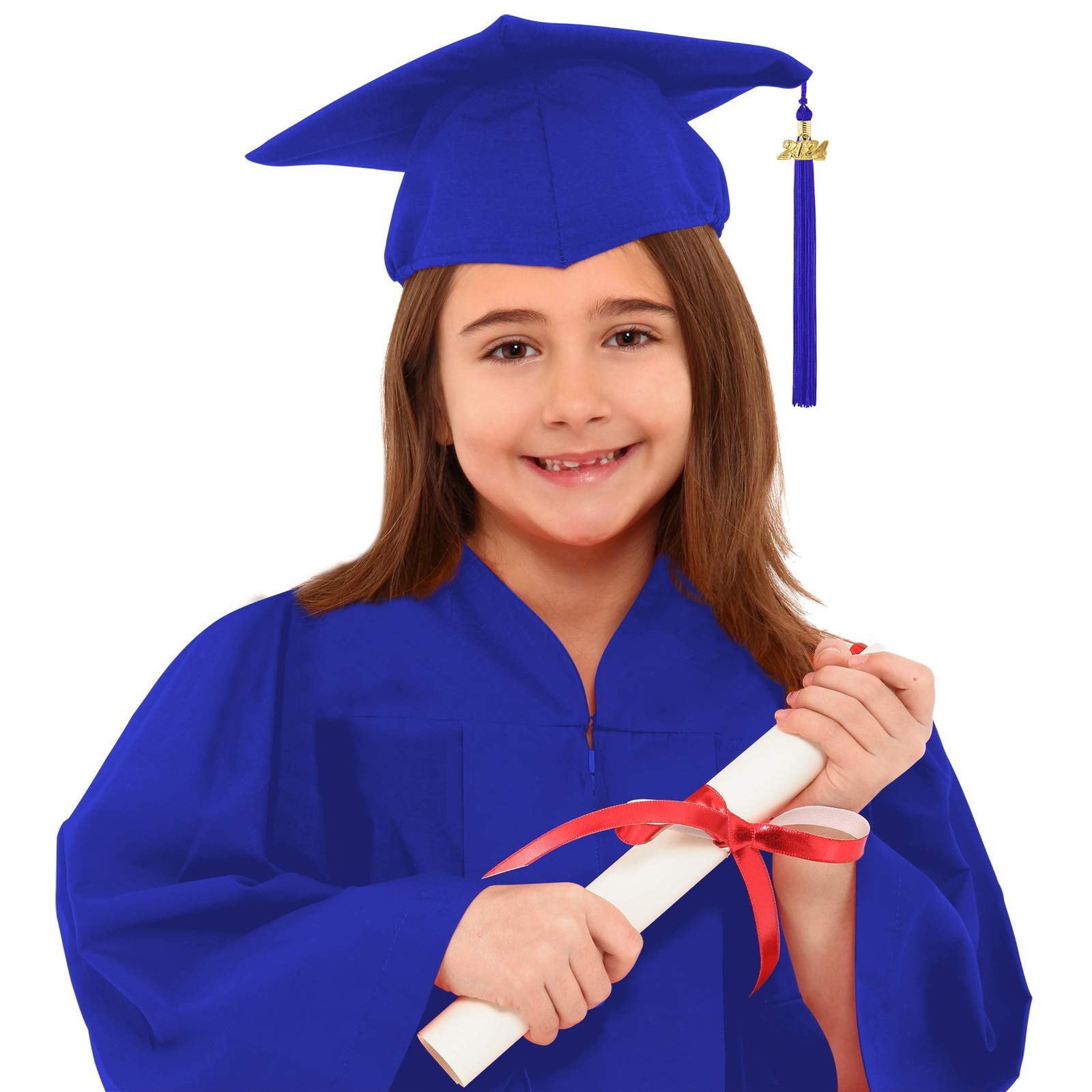 Unisex Shiny Kindergarten Graduation Cap and Gown Stole Package with ...