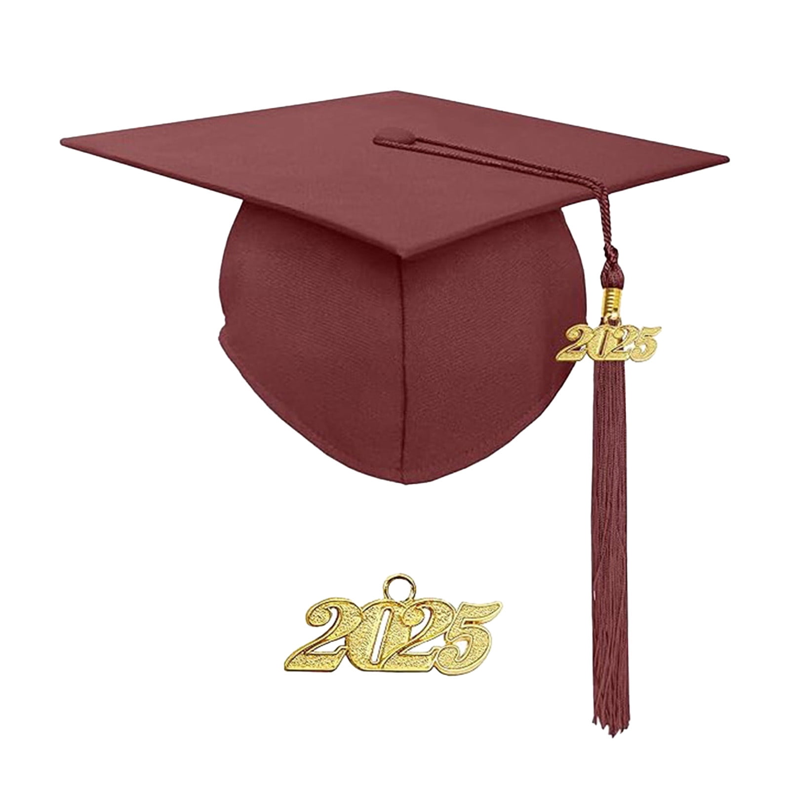 Unisex Shiny Kindergarten Graduation Cap with Tassel 2025 Year Charm ...