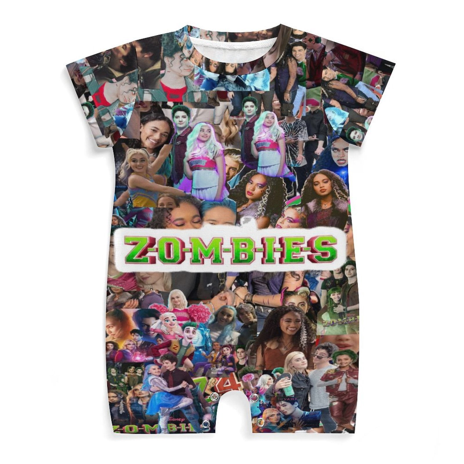 Unisex Short Sleeve Zombie Character Bodysuits Multi-size Outfit 3-24 ...