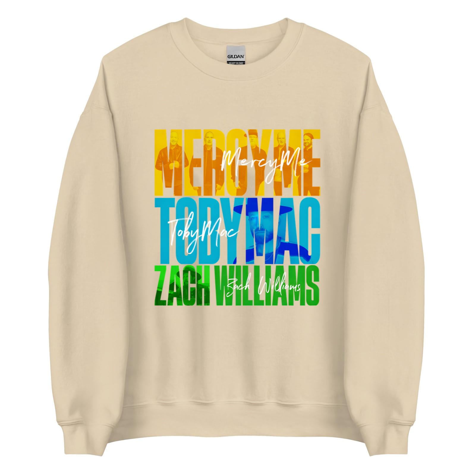 Unisex Short Sleeves Tee Tobymac Mercyme And Zach Williams 2024 Tour ...