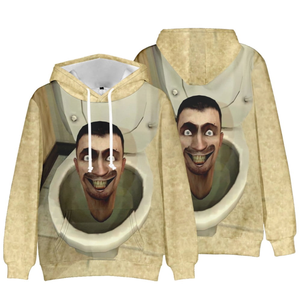 Unisex Skibidi Toilet Wiki Hoodie Skibidi Toilet Wiki Merch 3D Print ...