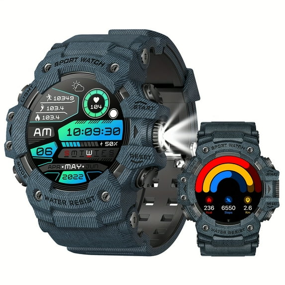 Unisex Smart Watch - Call Function, IP68 Waterproof, 100+ Sports Modes ...