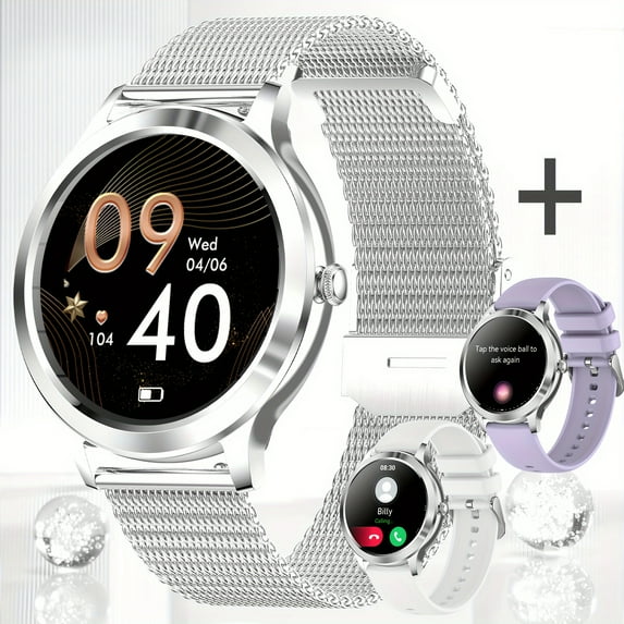 Unisex Smart Watch Gift with Wireless Calling, Message Notifications ...