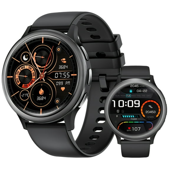 Unisex Smart Watch, IP68 Waterproof, Call/Message/Notification, 110 ...