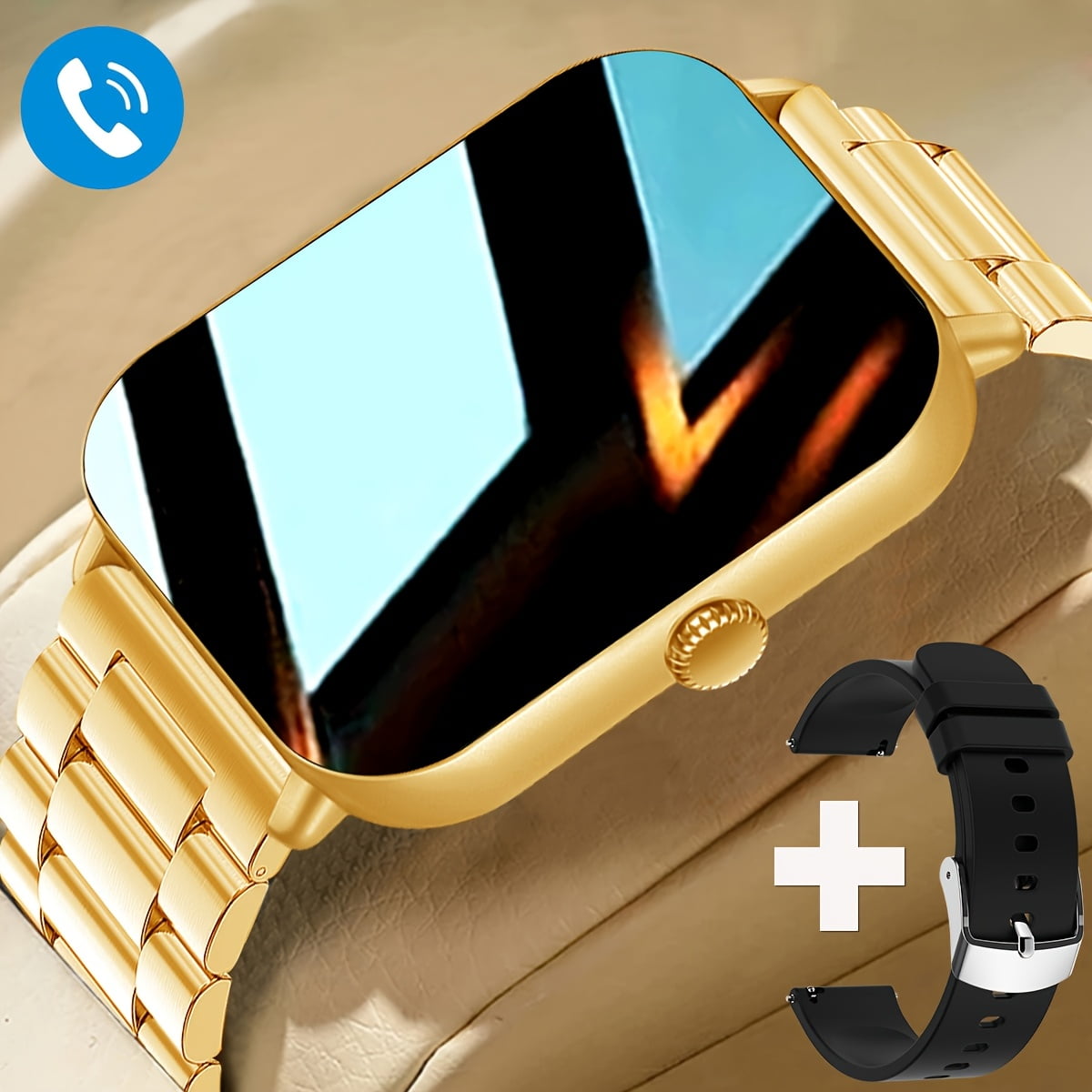 Unisex Smartwatch with 1.83" HD TFT Touch Screen - Bluetooth 5.3, Call ...