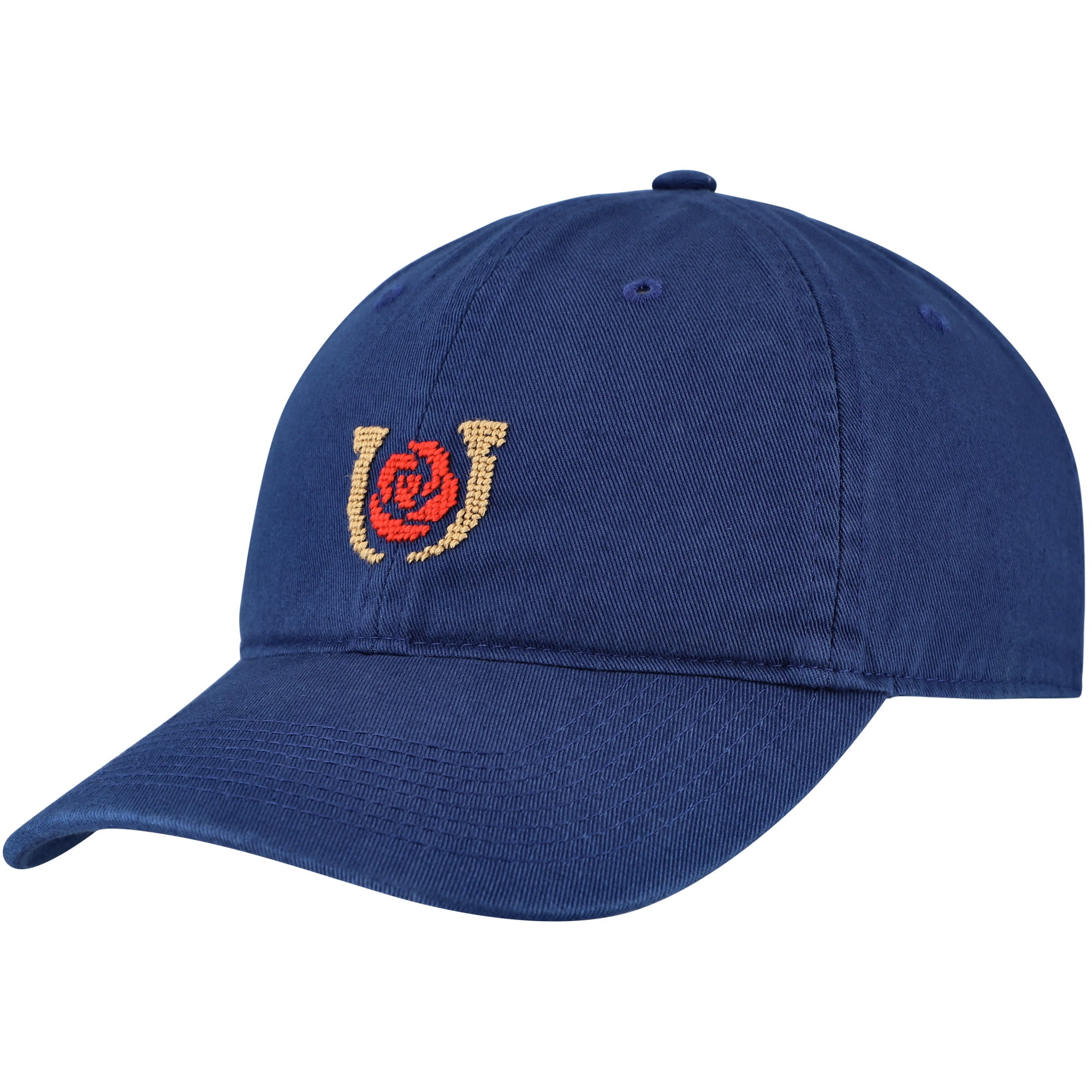 Unisex-Smathers & Branson Navy Kentucky Derby Horseshoe and Rose ...