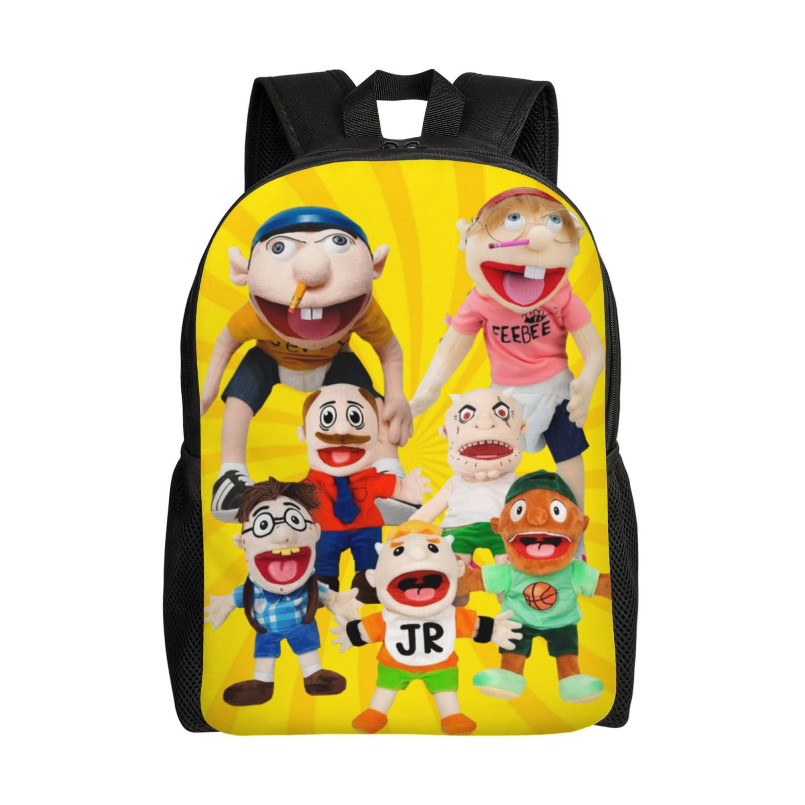 Unisex Sml Jeffy Backpacks School Bag Bookbag Casual Daypack Backpacks ...