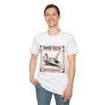 Unisex Softstyle T-Shirt Origami Crane Redacted Document Secret Files ...