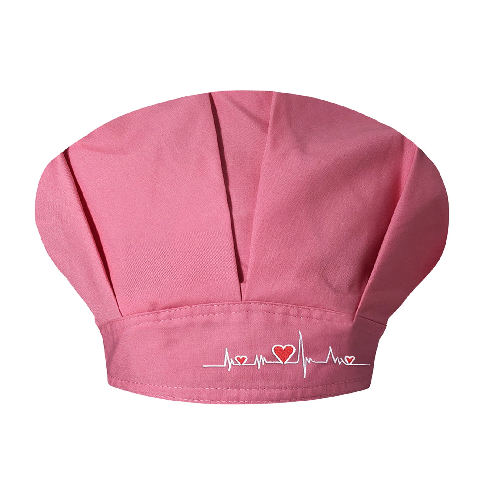 Unisex Solid Color Cap Kitchen Catering Oil Proof Chef Hat Bouffant Hat ...