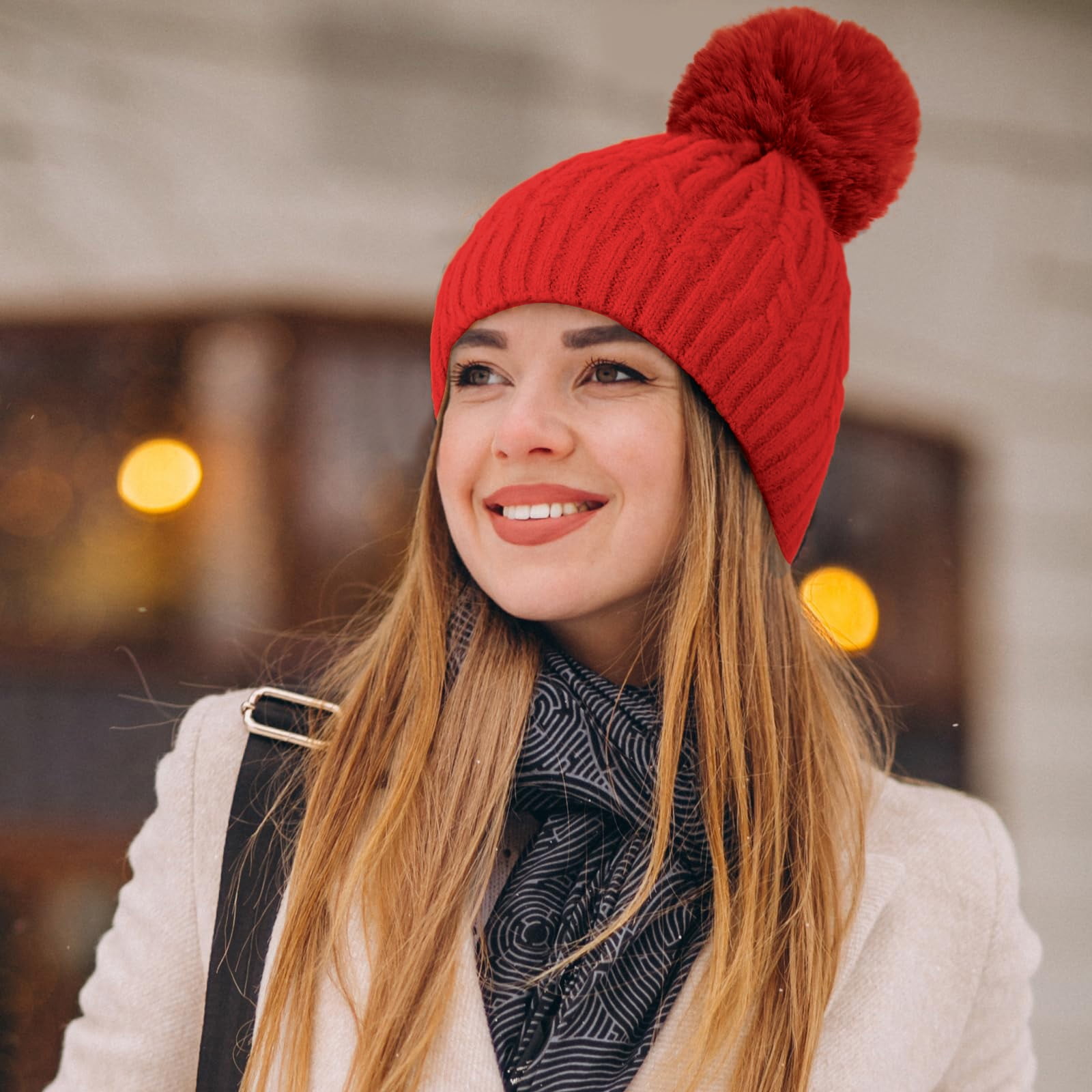 Unisex Solid Winter Hats Winter Knit Winter Hats Hats Blusher Hat Cool ...