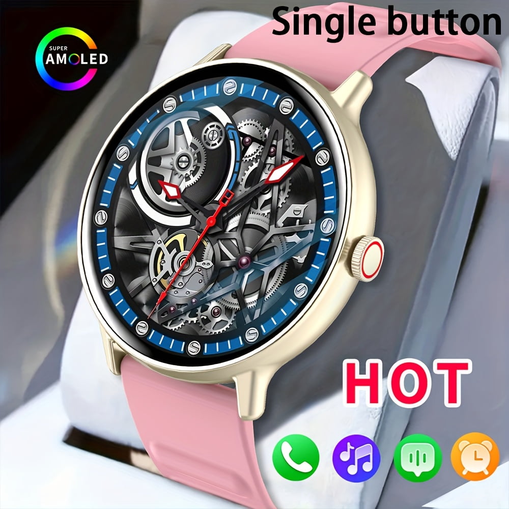 Unisex Square Dial Fashion Smartwatch - Wireless Call, Step/Calorie ...