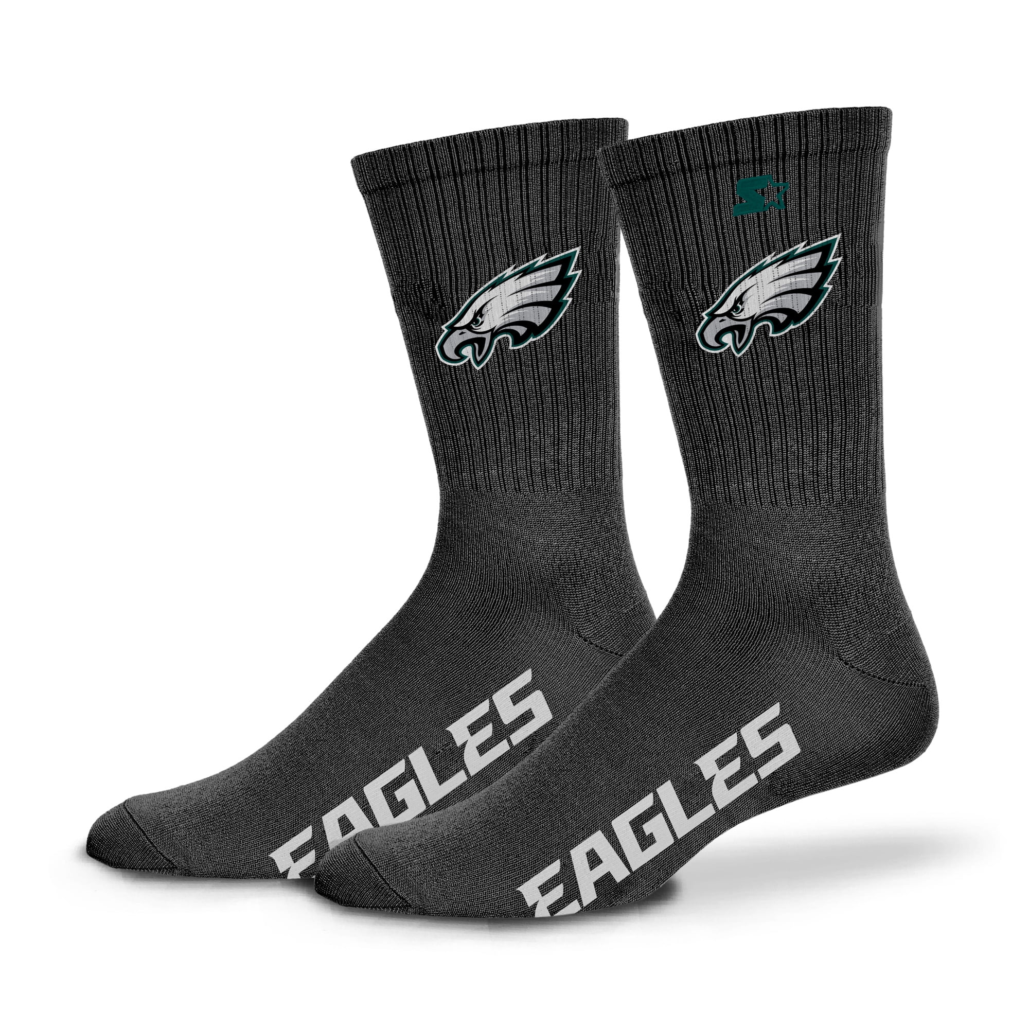 Unisex-Starter Black Philadelphia Eagles Satin Crew Socks - Walmart.com