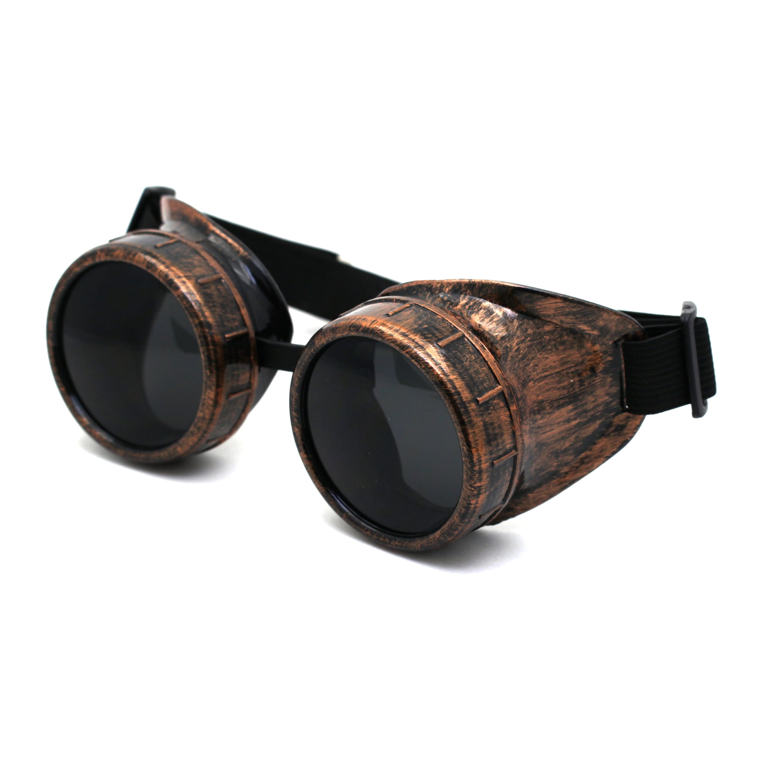 Unisex Steampunk Victorian Plastic Rave Party Goggle Copper Black ...