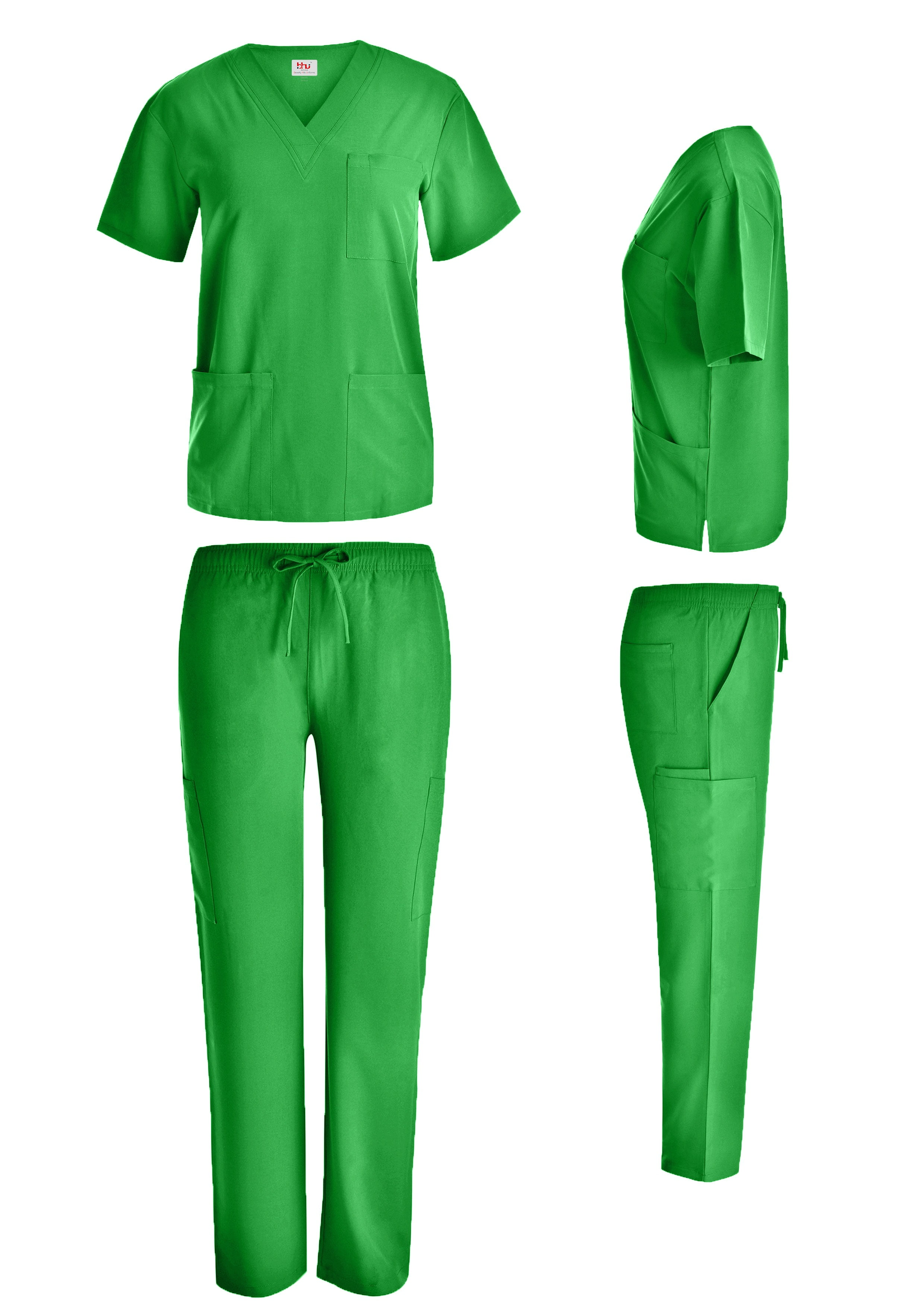 Unisex Stretch Scrubset Tangerine - Walmart.com