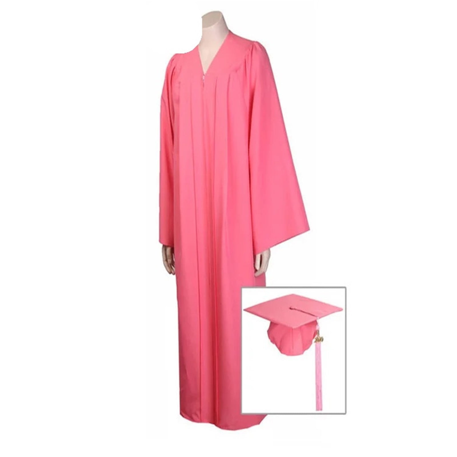 Unisex Student Graduation Gown Tasse Cap Pendant Set Formal High School ...