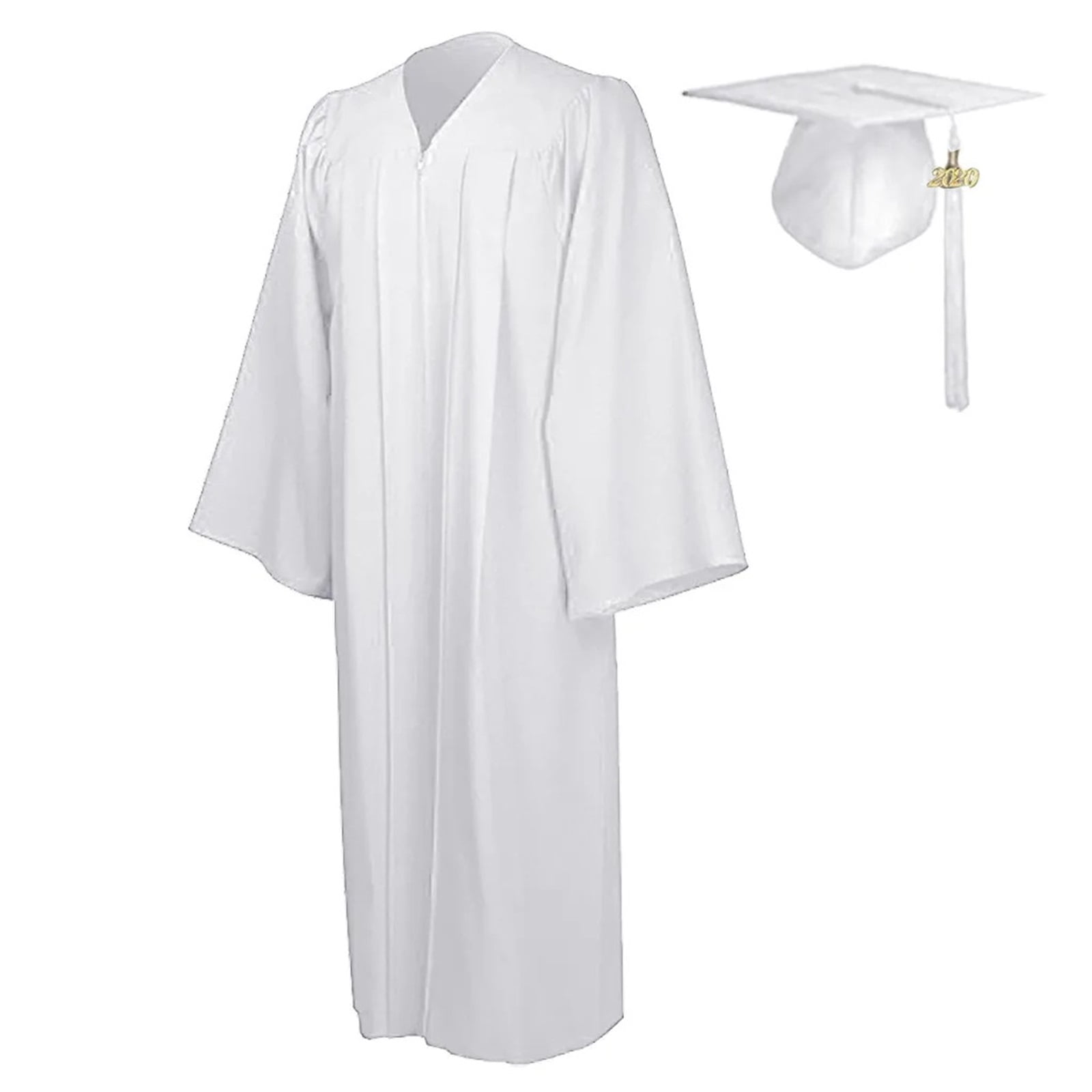 Unisex Student Graduation Gown Tasse Cap Pendant Set Formal High School ...