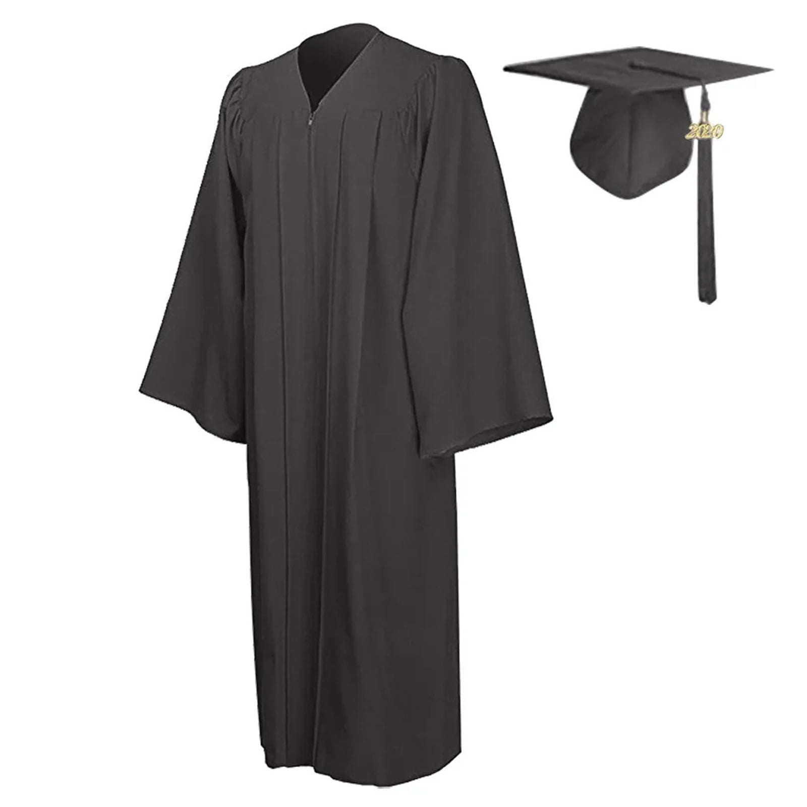 Unisex Student Graduation Gown Tasse Cap Pendant Set Formal High School ...