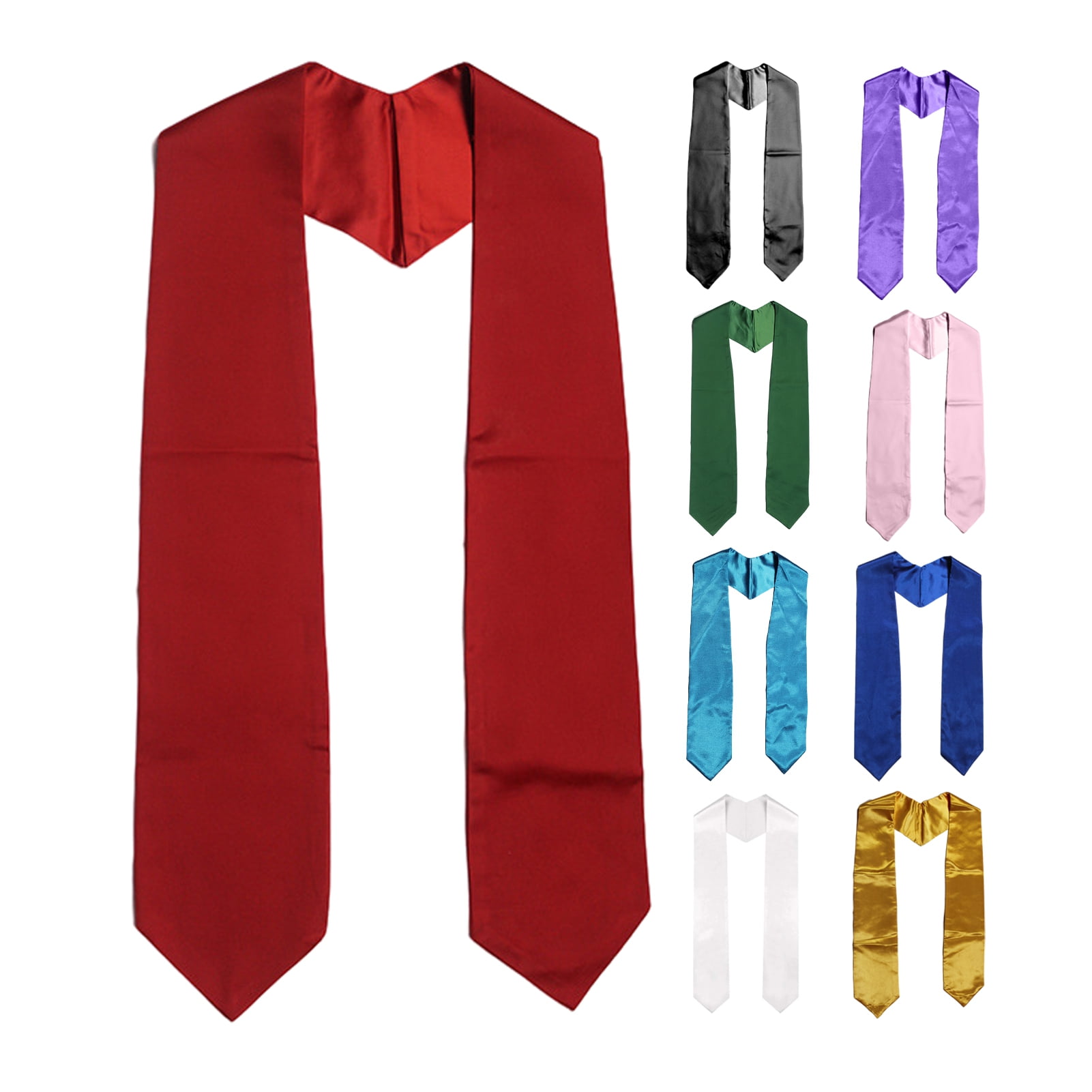 Unisex Student's Graduation Honor Sash, Black Plain - Walmart.com