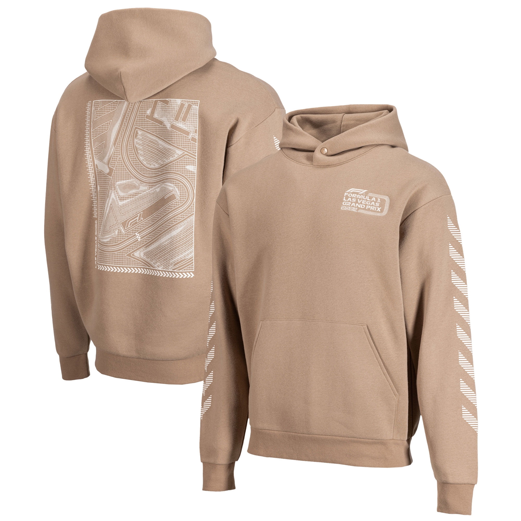 Unisex Tan Formula 1 2024 Las Vegas Grand Prix Desert Heat Pullover ...