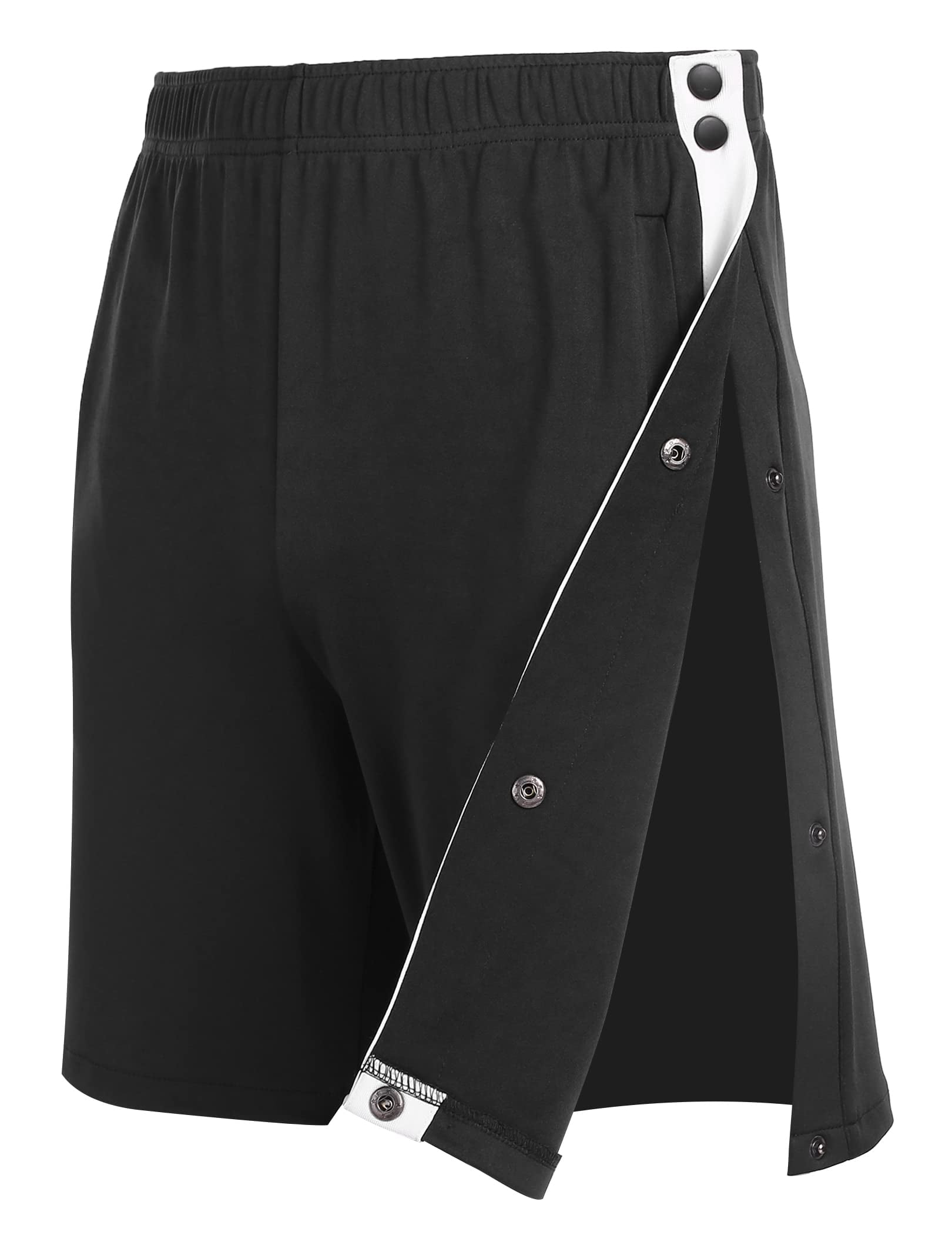 Unisex Tear Away Shorts Mens Post Surgery Adaptive Clothing Leg Side ...