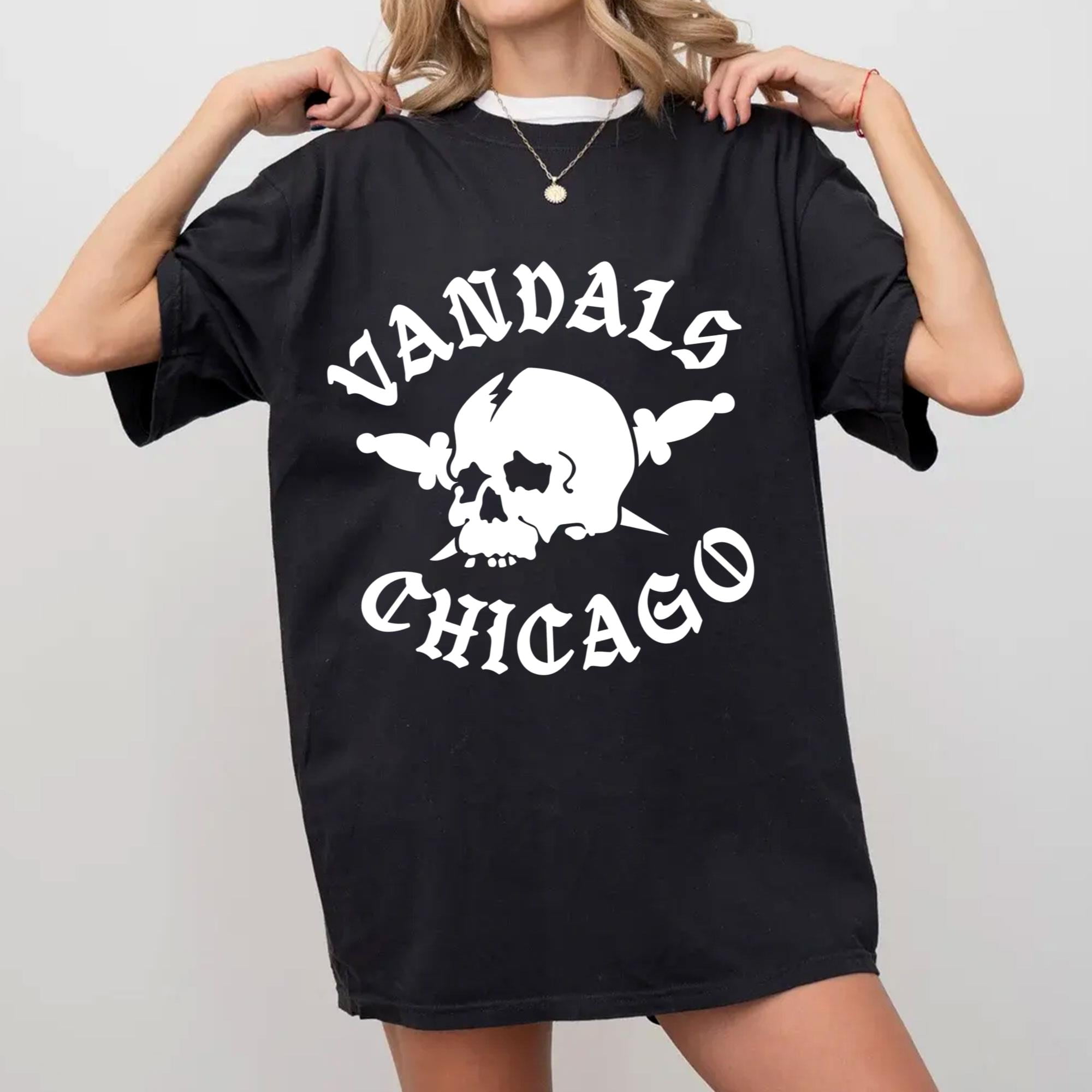 Unisex The Bikeriders Vandals Chicago Biker Gang Motorcycle Club Logo ...