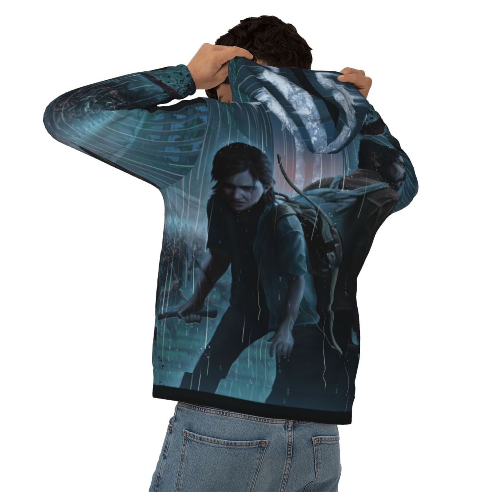 Unisex The Last Of Us Pullover Hoodie Realistic 3d Print Graphic Hooded ...