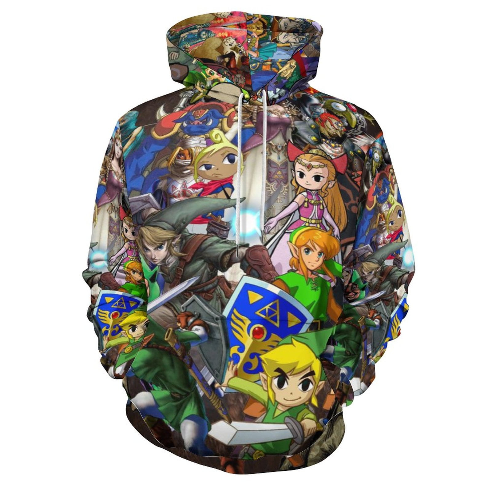 Unisex The Legend of Zelda Hoodies 3D Printed Pullover Hooded ...