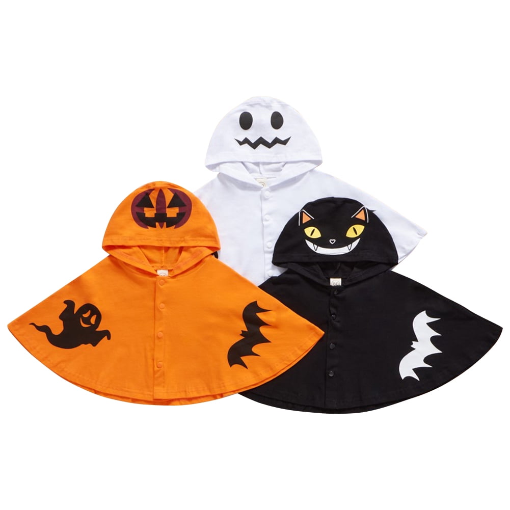 Unisex Toddler Baby Halloween Costume Ghost Cloak Poncho Cape Cosplay ...