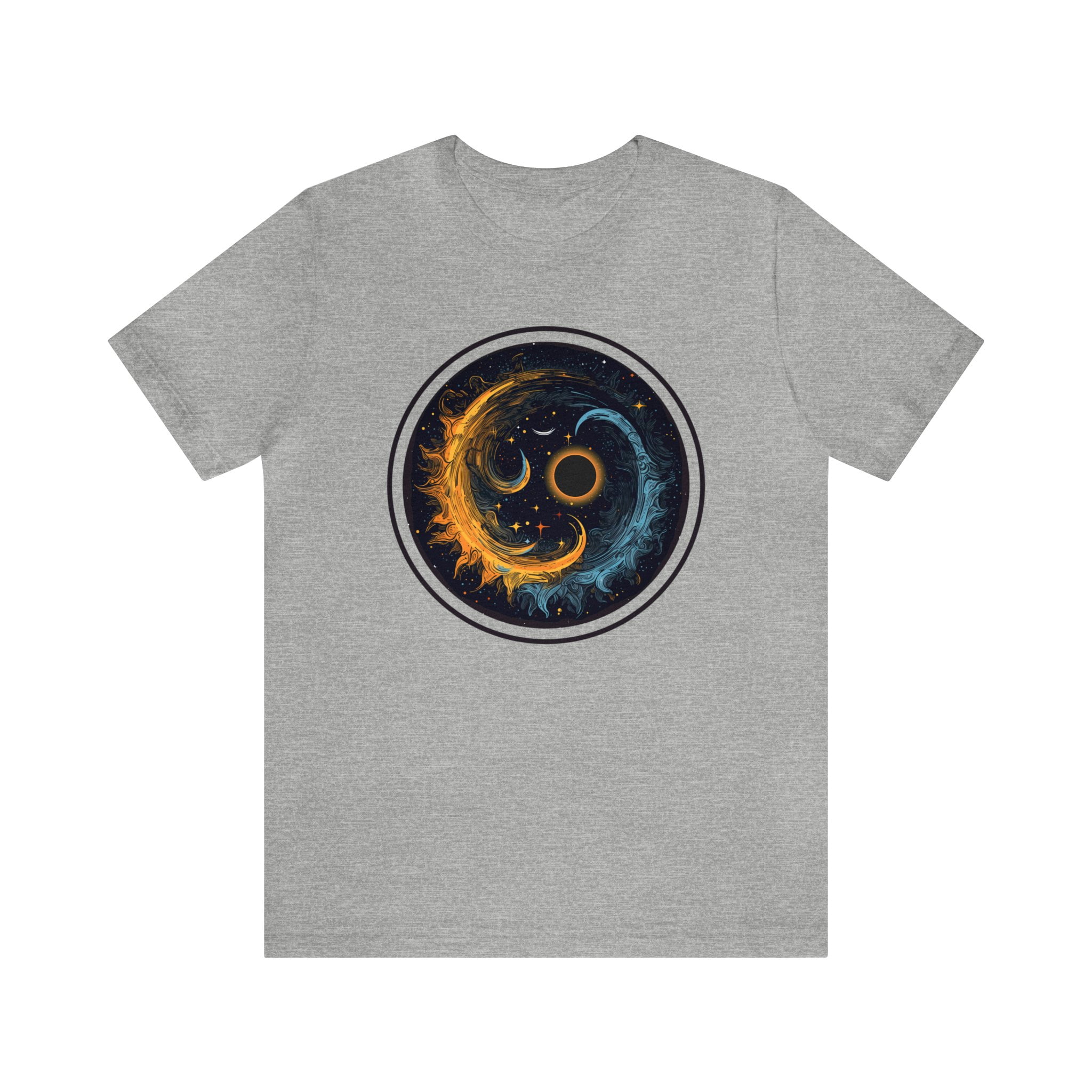 Unisex Total Solar Eclipse T-shirt, Boho Sun Moon, Cool Design ...