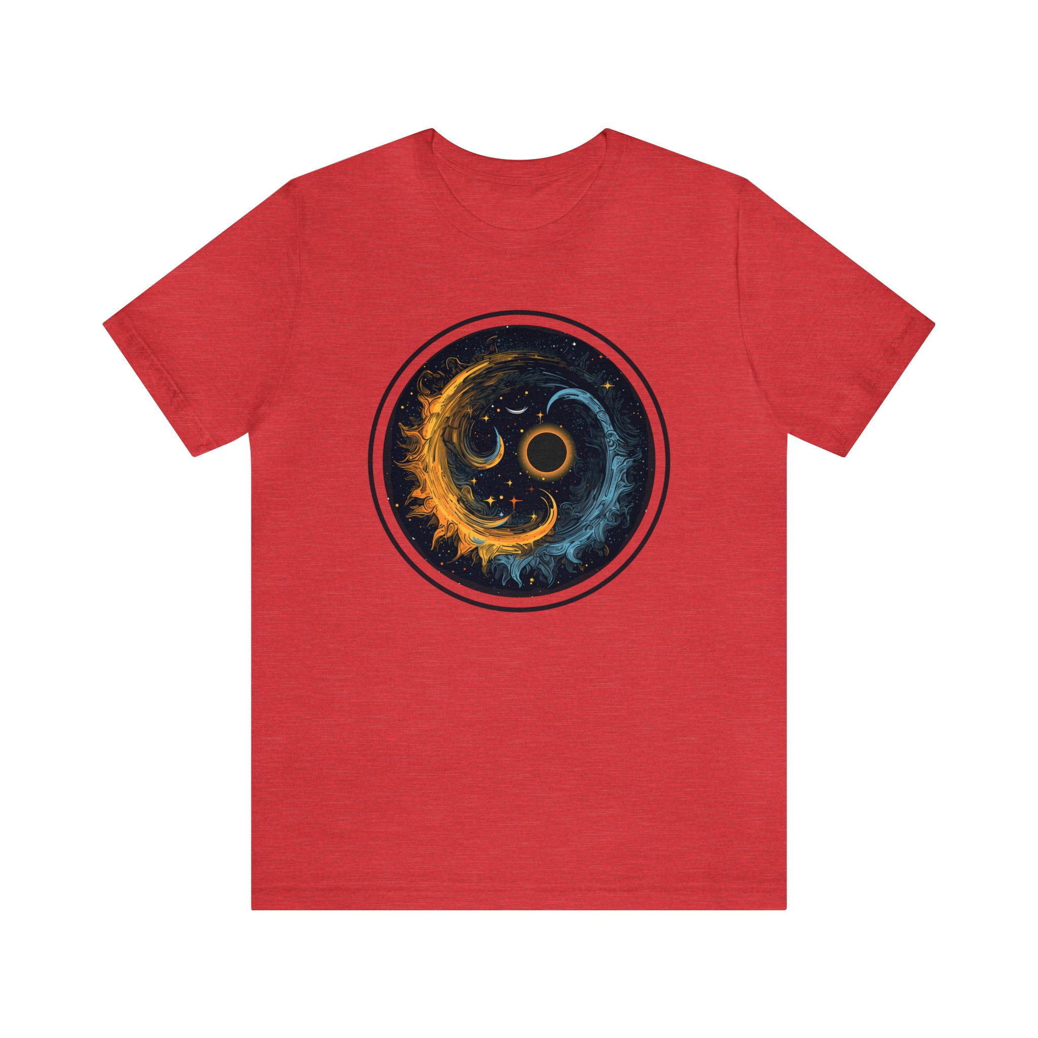 Unisex Total Solar Eclipse T-shirt, Boho Sun Moon, Cool Design ...